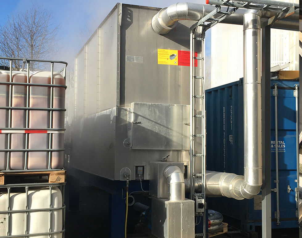 Plaatsen en aansluiten koeltoren :: Bouwburo Zuid